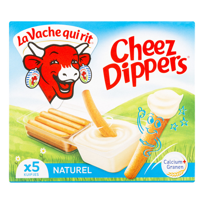 La Va­che qui rit Chee­z dip­pers na­tu­rel 175g